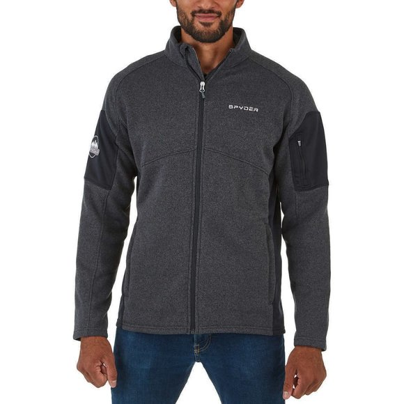 Spyder | Jackets & Coats | Spyder Mens Fleece Empire Full Zip Pockets ...